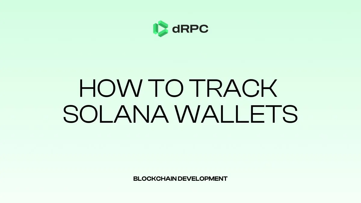 How to Track Solana Wallets – dRPC