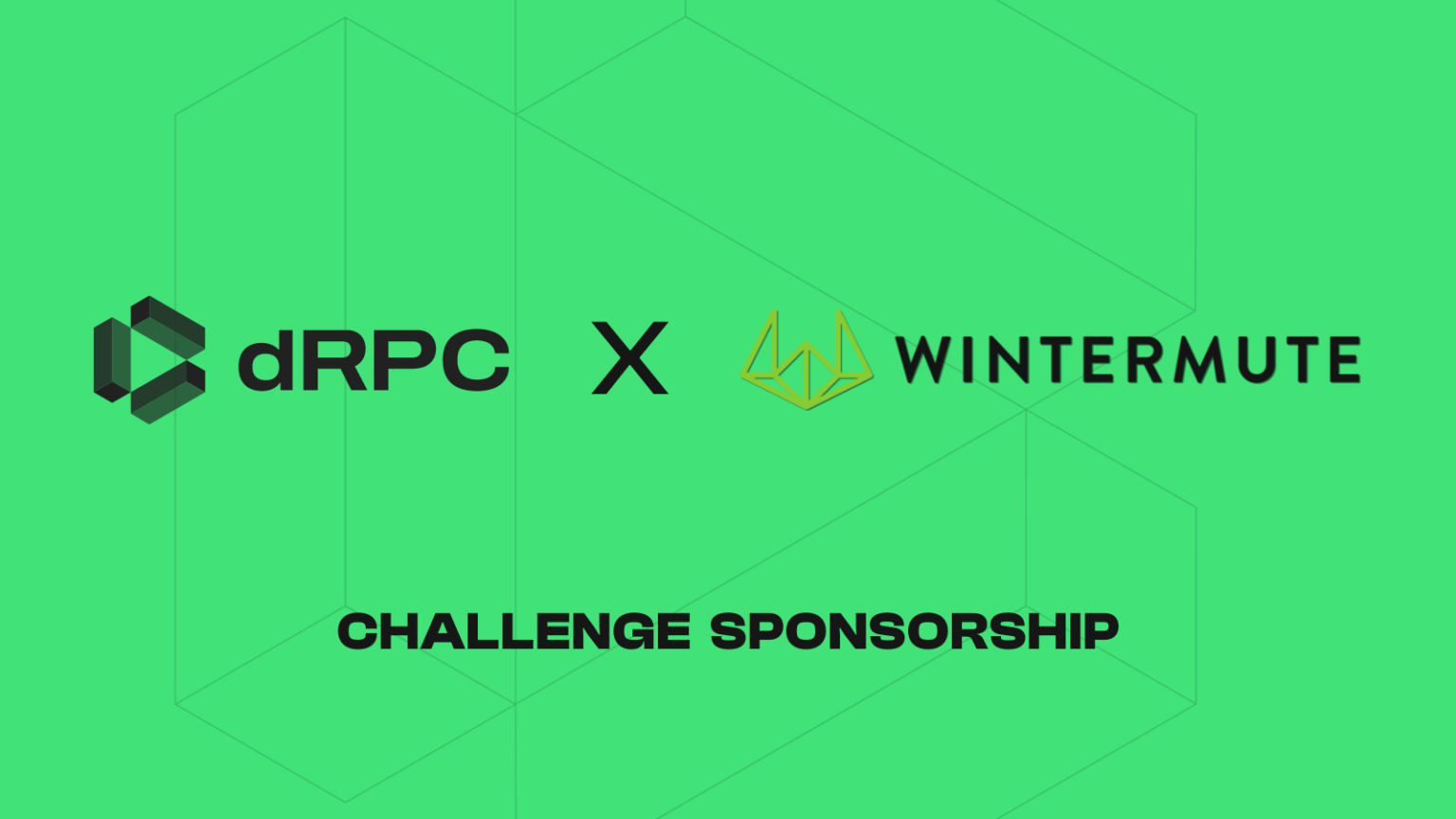 dRPC Sponsors the Wintermute Alpha Challenge!
