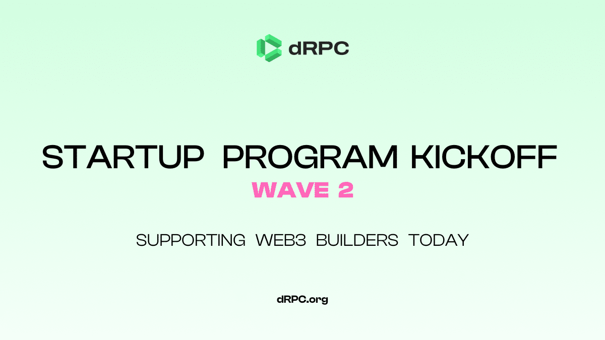 dRPC Sponsorship Program Kickoff Wave 2