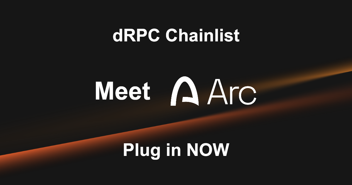 Arc RPC Endpoints | Free & Paid Nodes | dRPC