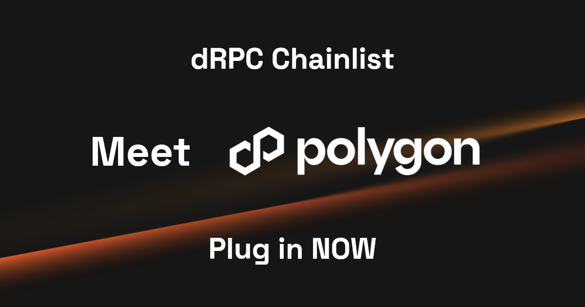 Polygon RPC Endpoints | Free & Paid Nodes | dRPC